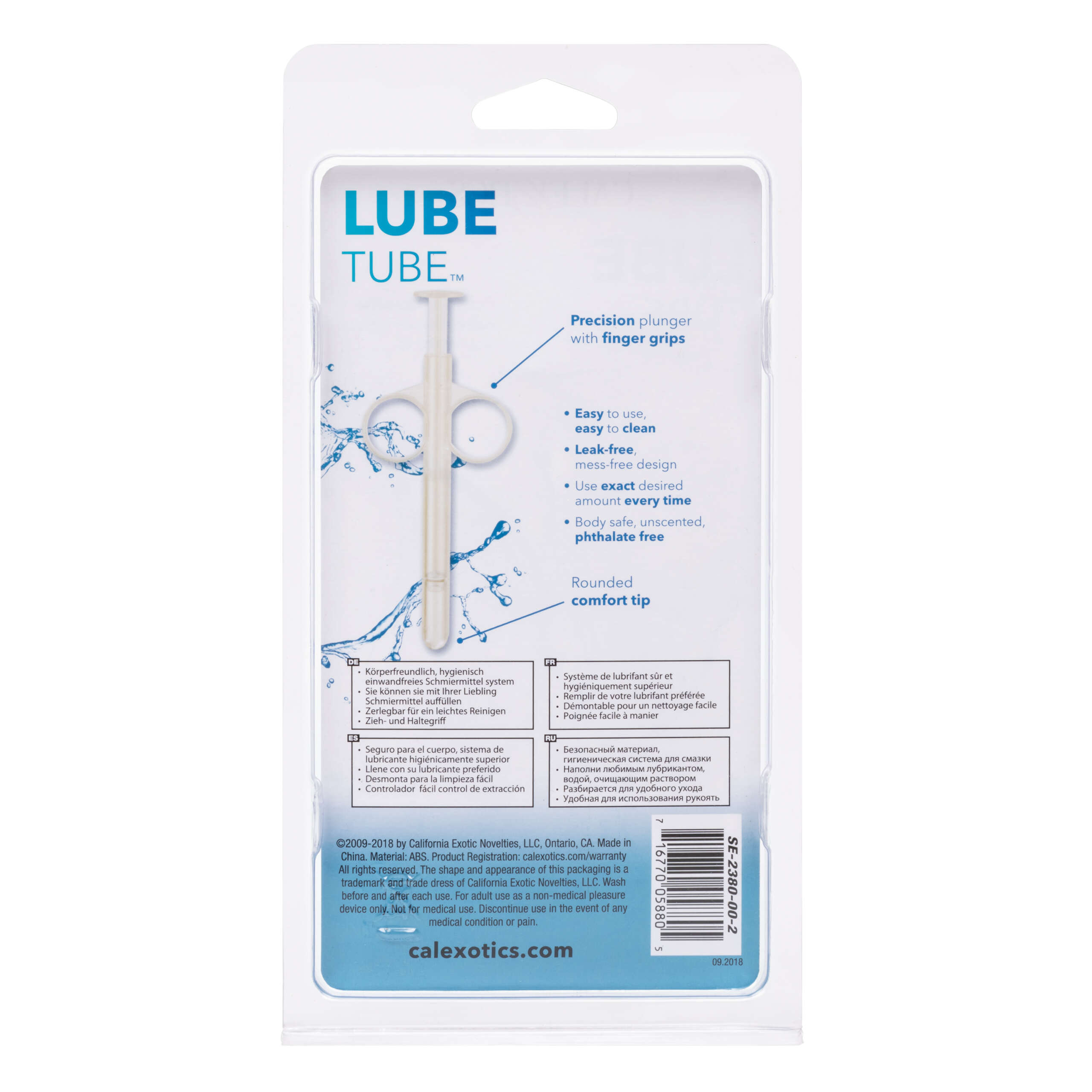 Calexotics Lube Tube™ - Clear - Vaping Elements / All The Things OCV