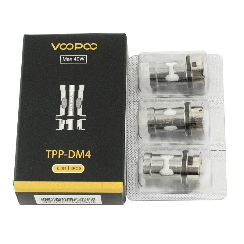 VooPoo TPP-DM4 0.3Ω Coils 3pk - Vaping Elements / All The Things OCV